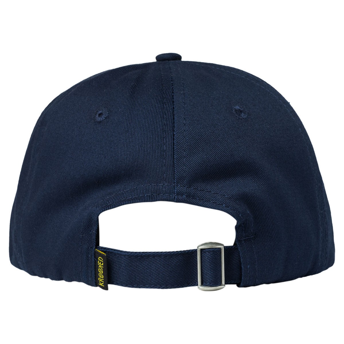 Krooked Moonsmile Script Strapback Hat - Navy/White – CCS