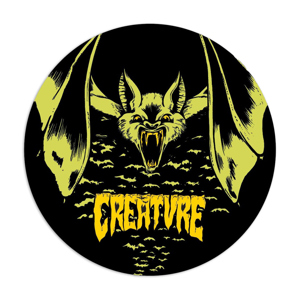 Creature Bat Relic Vinyl Sticker - Black – CCS