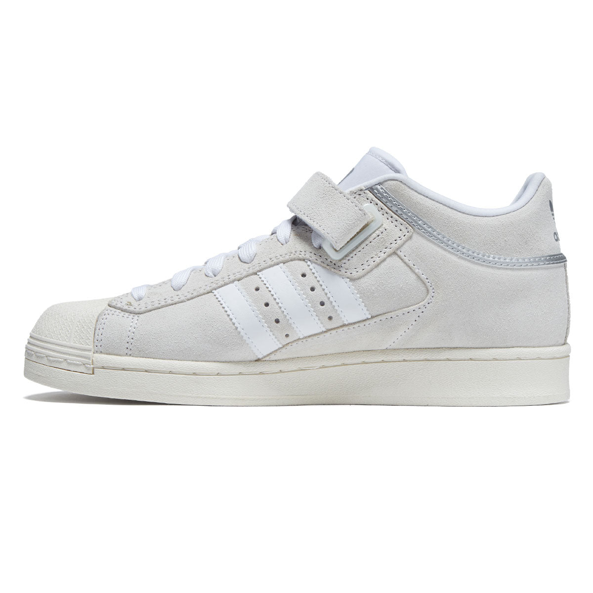 Adidas Pro Shell ADV Shoes - Ftwr White/Silver/Core White – CCS