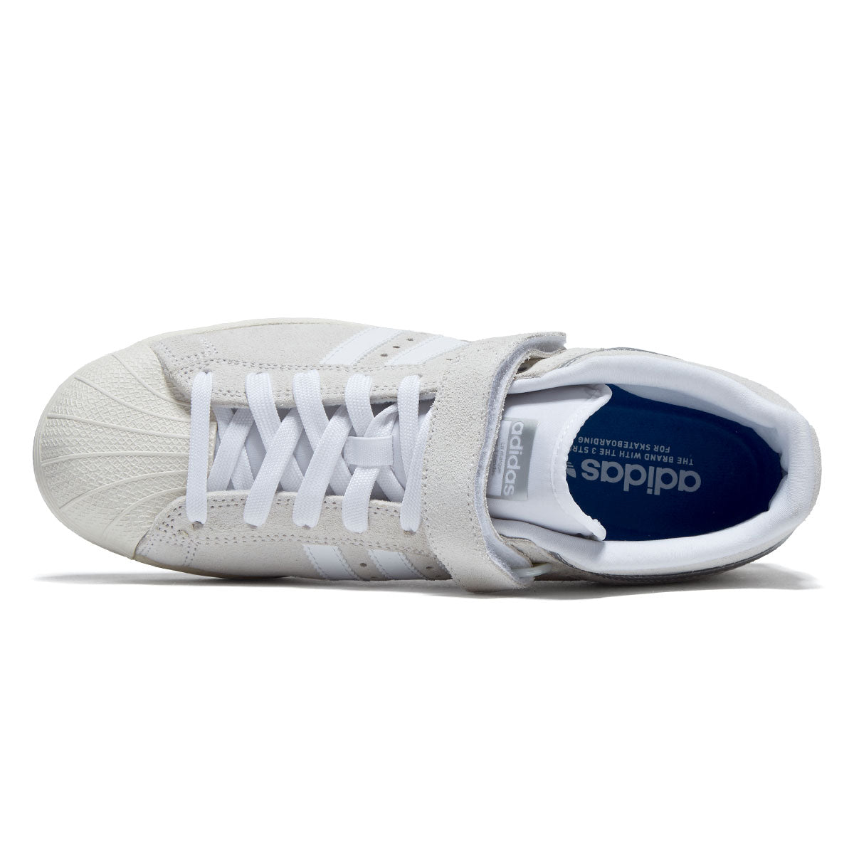 Adidas Pro Shell ADV Shoes - Ftwr White/Silver/Core White – CCS