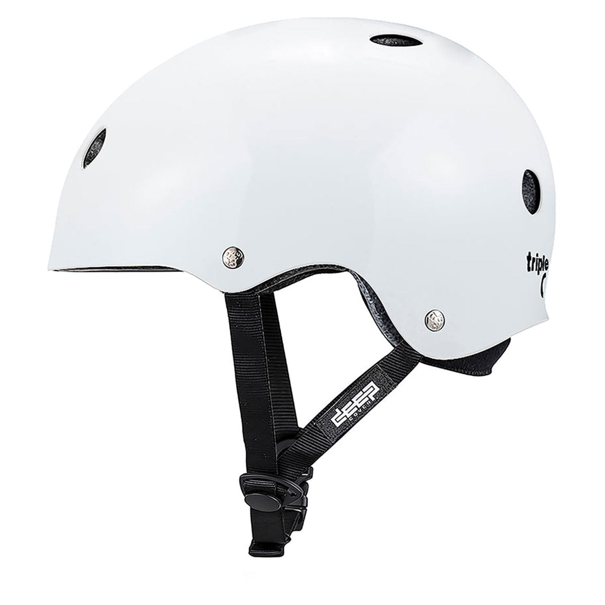Triple Eight Deep Cover Helmet - White Glossy – CCS