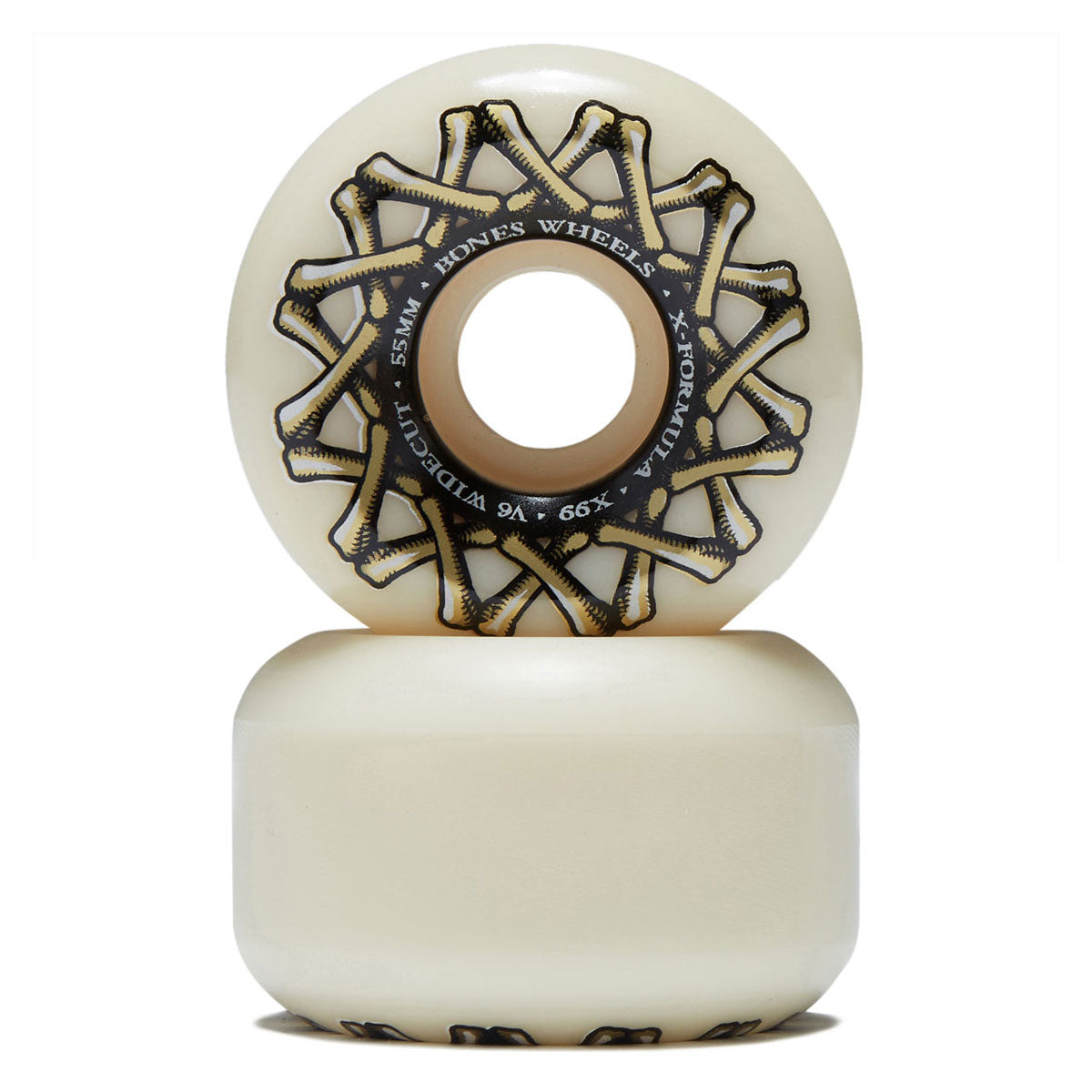 Bones X Formula Widecuts 99a V6 Wide-Cut Skateboard Wheels - 55mm – CCS