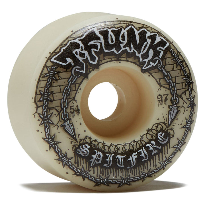 Spitfire T-Funk Raw F4 97 Radial Full Skateboard Wheels - Natural - 54 ...