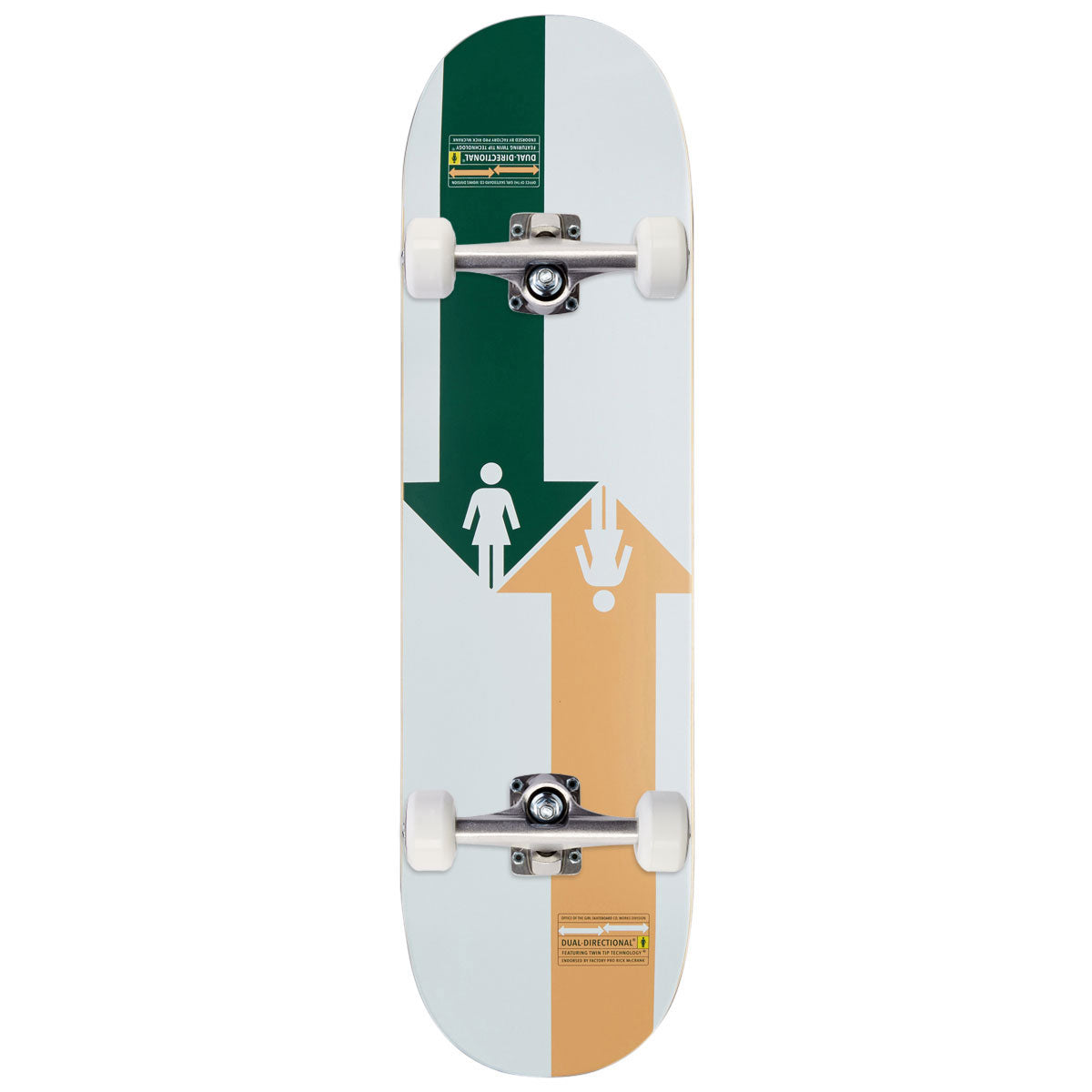 Girl Mccrank Dual Directional Skateboard Complete - 2025 - 8.50" – CCS