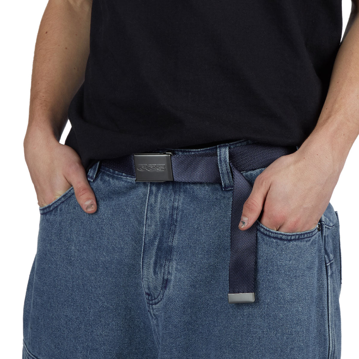 CCS Gunmetal 96 Logo Web Belt - Grey