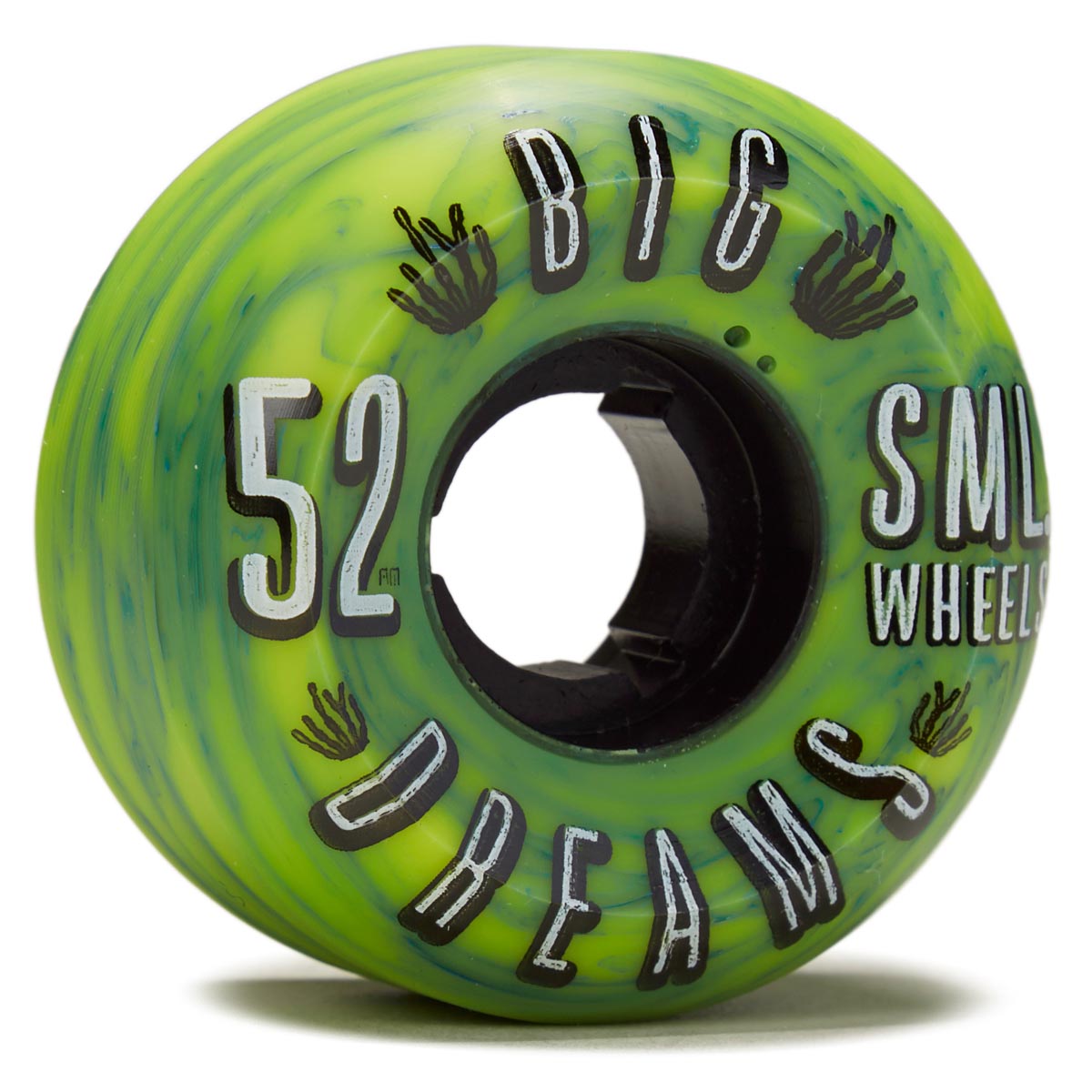 SML Succulent Cruisers 92a Skateboard Wheels - Blue/Yellow Swirl - 52m ...