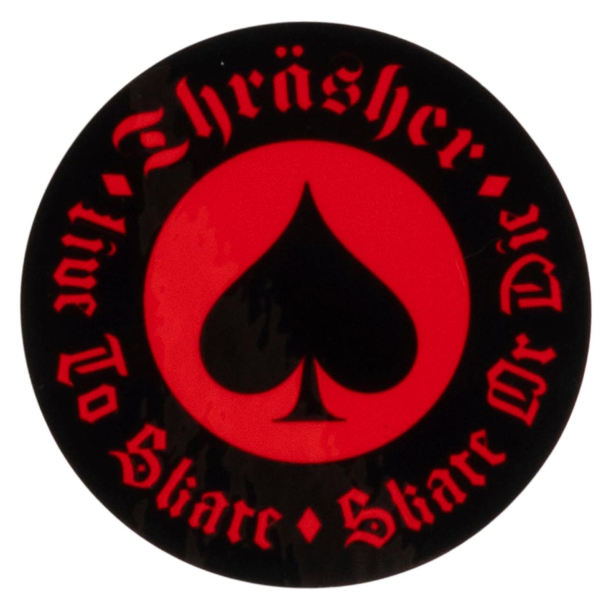 Thrasher Oath Sticker - Black/Red – CCS