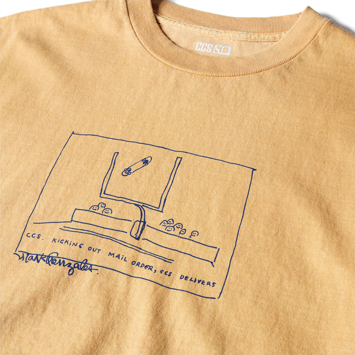 CCS Gonz 2001 Reissue T-Shirt - Faded Mustard