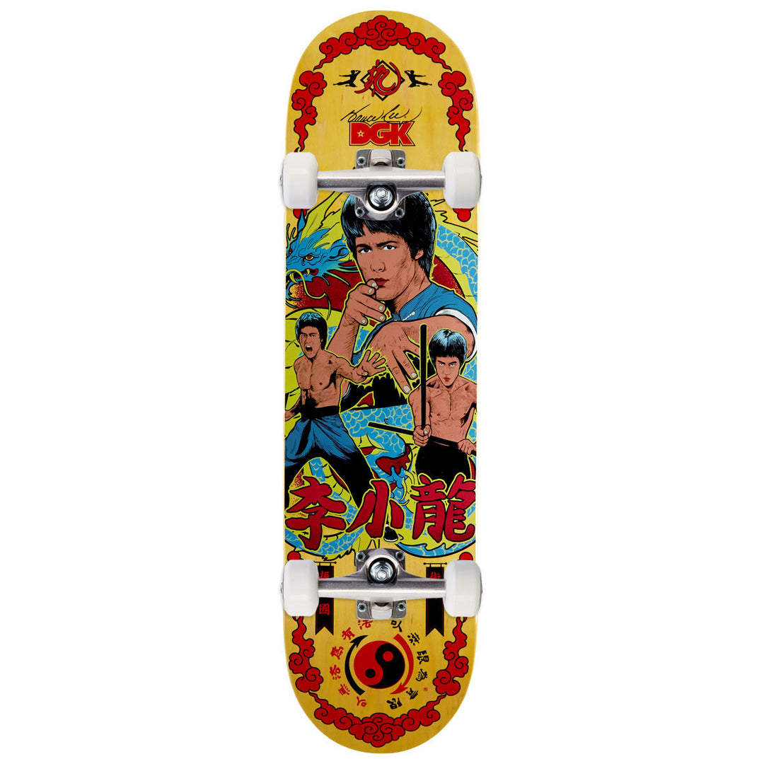 DGK x Bruce Lee Fury Skateboard Complete - Yellow - 8.10" – CCS