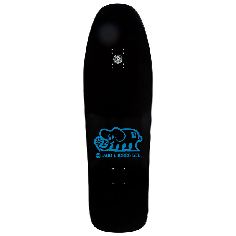 Black Label John Lucero Splatter Cross Skateboard Complete - Black - 9 ...