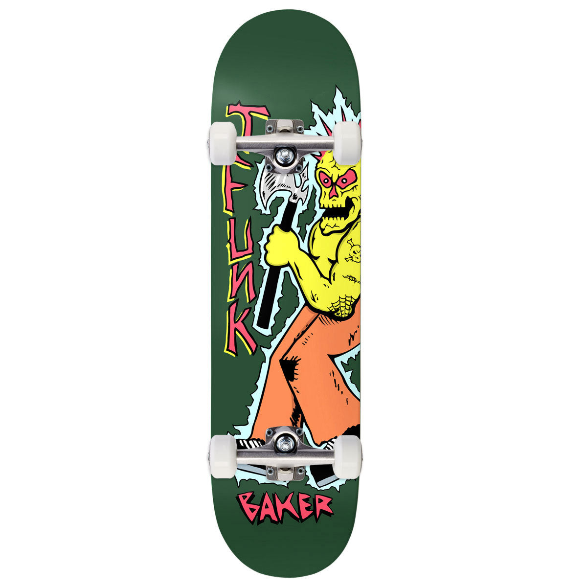 Baker Tristan T-Funk Funkhouser Axe Man Skateboard Complete - 8.388" – CCS
