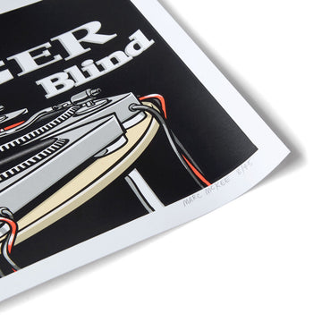 Pragmatic Prints x Blind Ronnie Creager Mixmaster Print - Red/Silver – CCS
