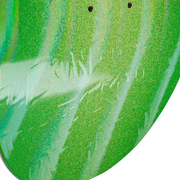 Fucking Awesome Stamp Embossed Shape 1 Skateboard Complete - Neon Gree ...