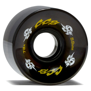 CCS Retro Cruiser 78a Skateboard Wheels - Surf Black - 59mm