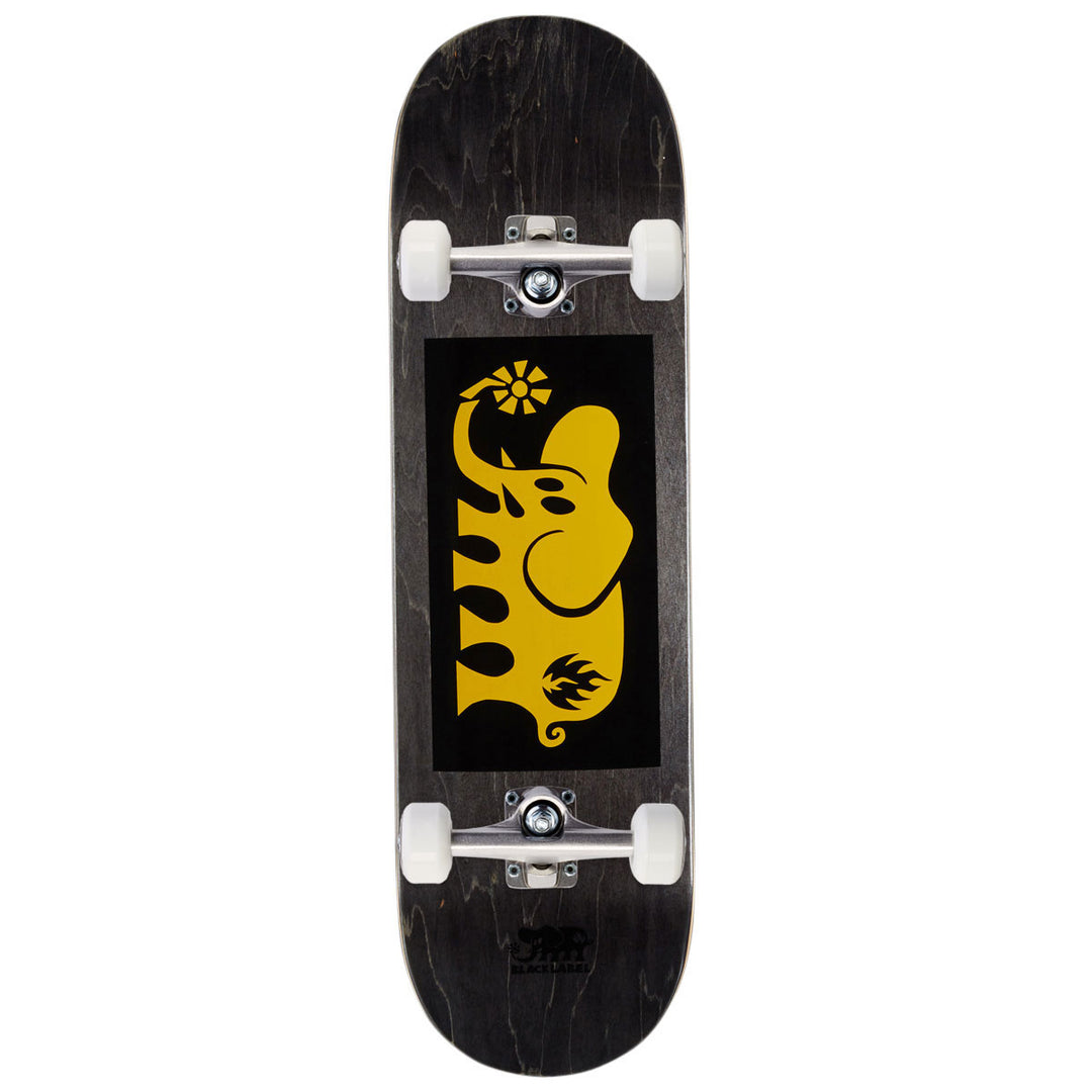 Black Label Elephant Block Skateboard Complete - Yellow - 8.75" – CCS