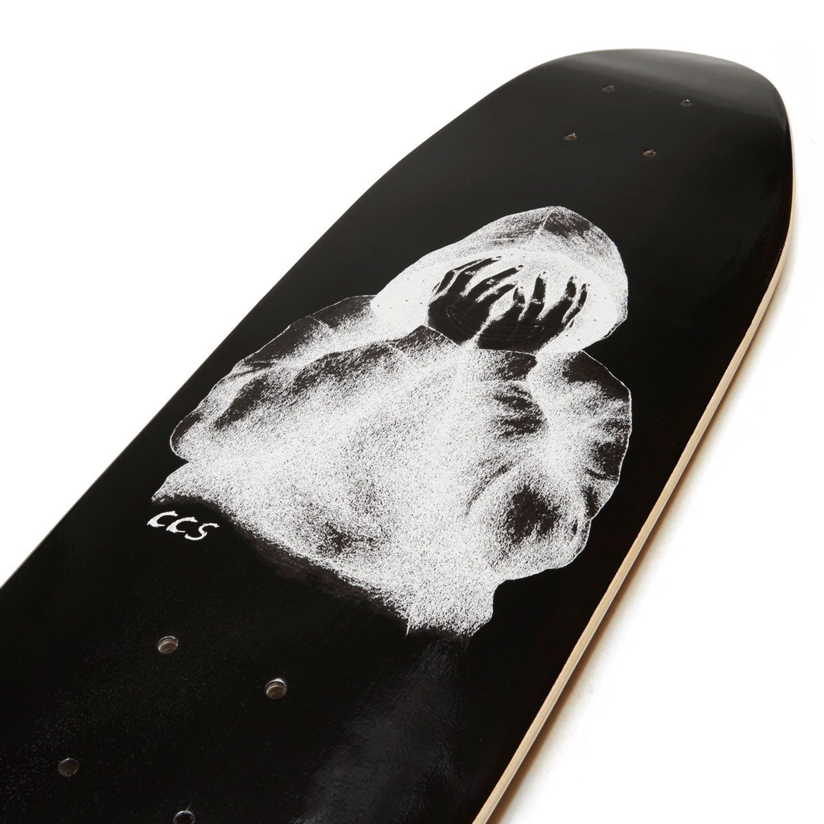 CCS Smile on The Surface Crusier Skateboard Deck - Black - 8.00"