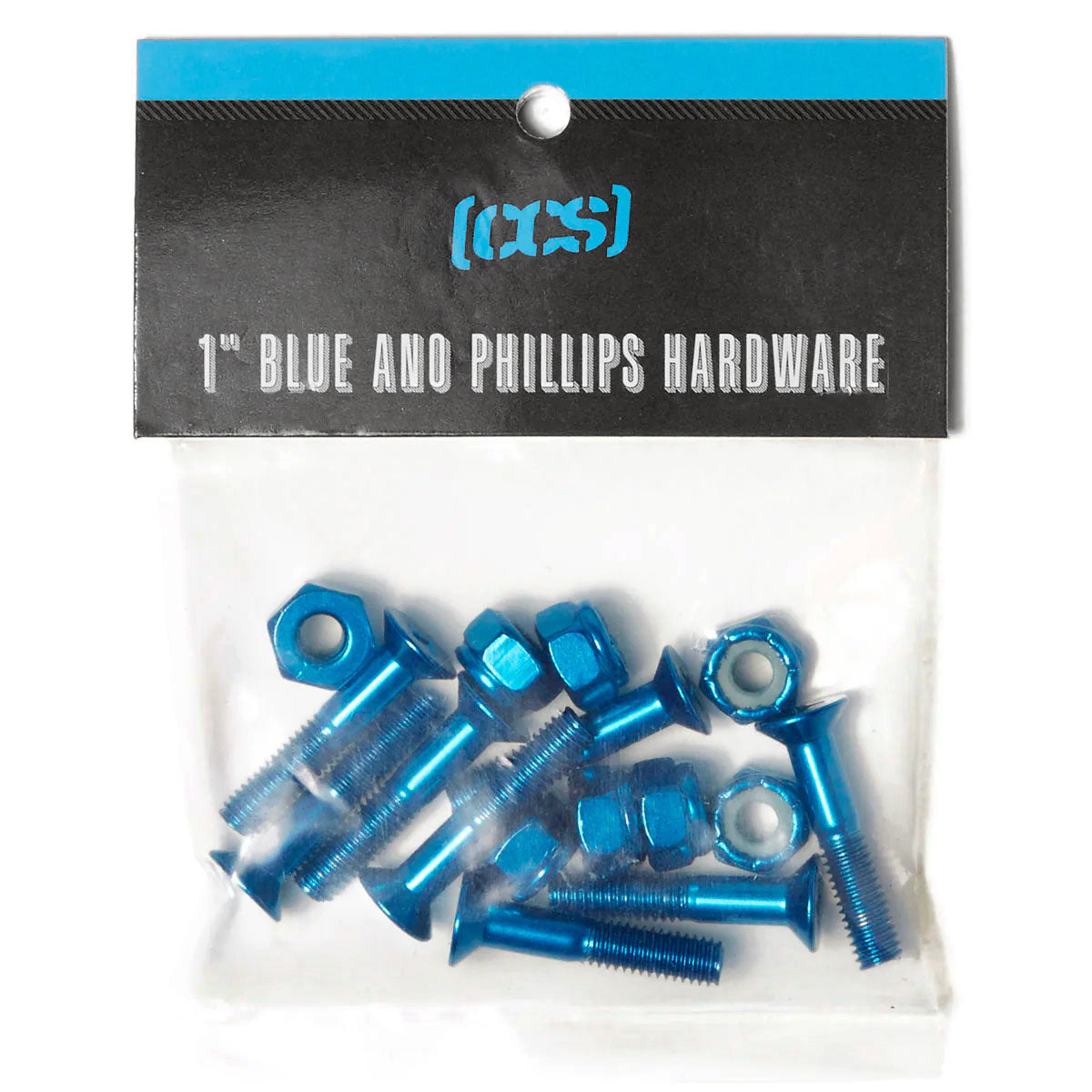 CCS 1" Phillips Hardware - Anodized Blue