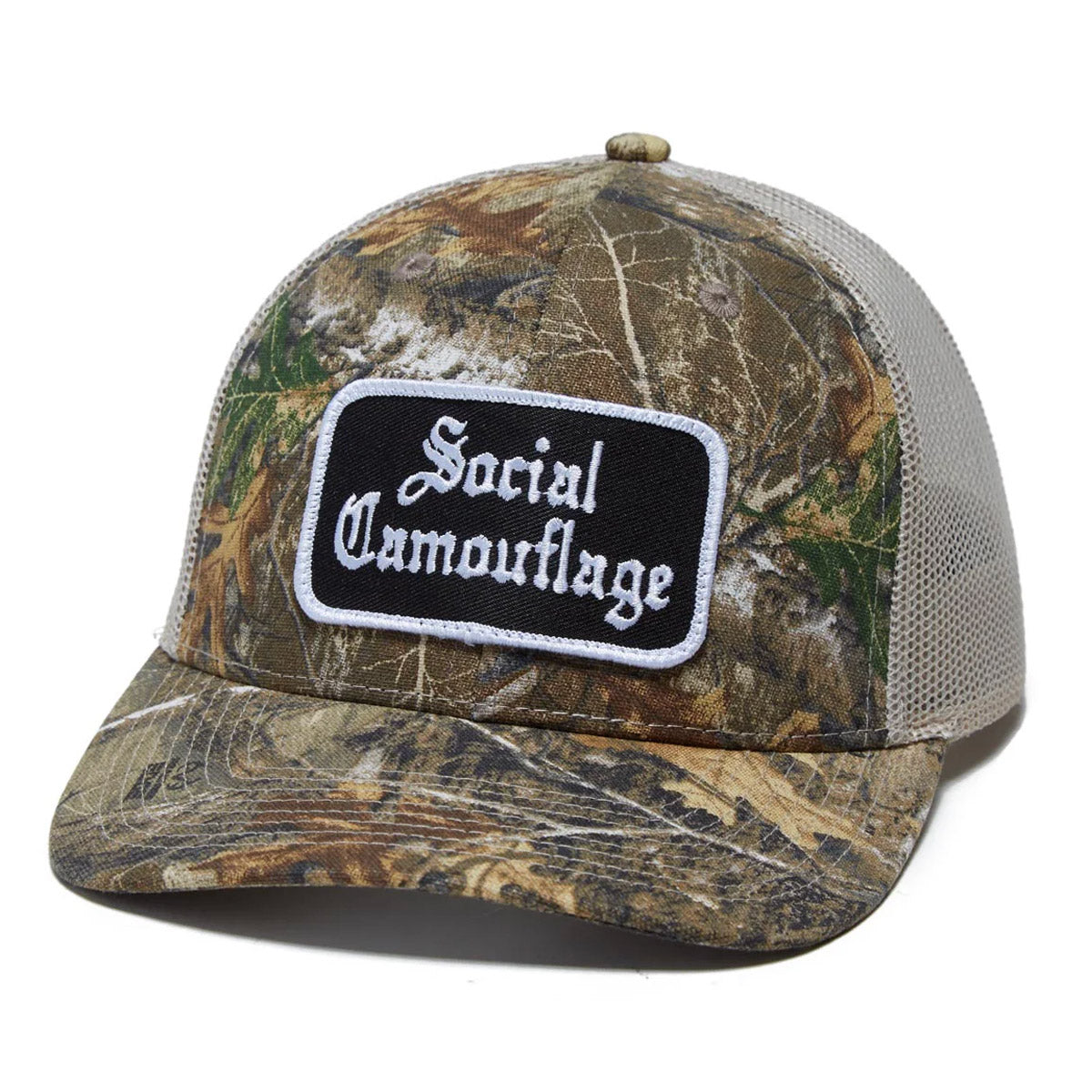 CCS Social Camouflage Patch Trucker Hat - Edge