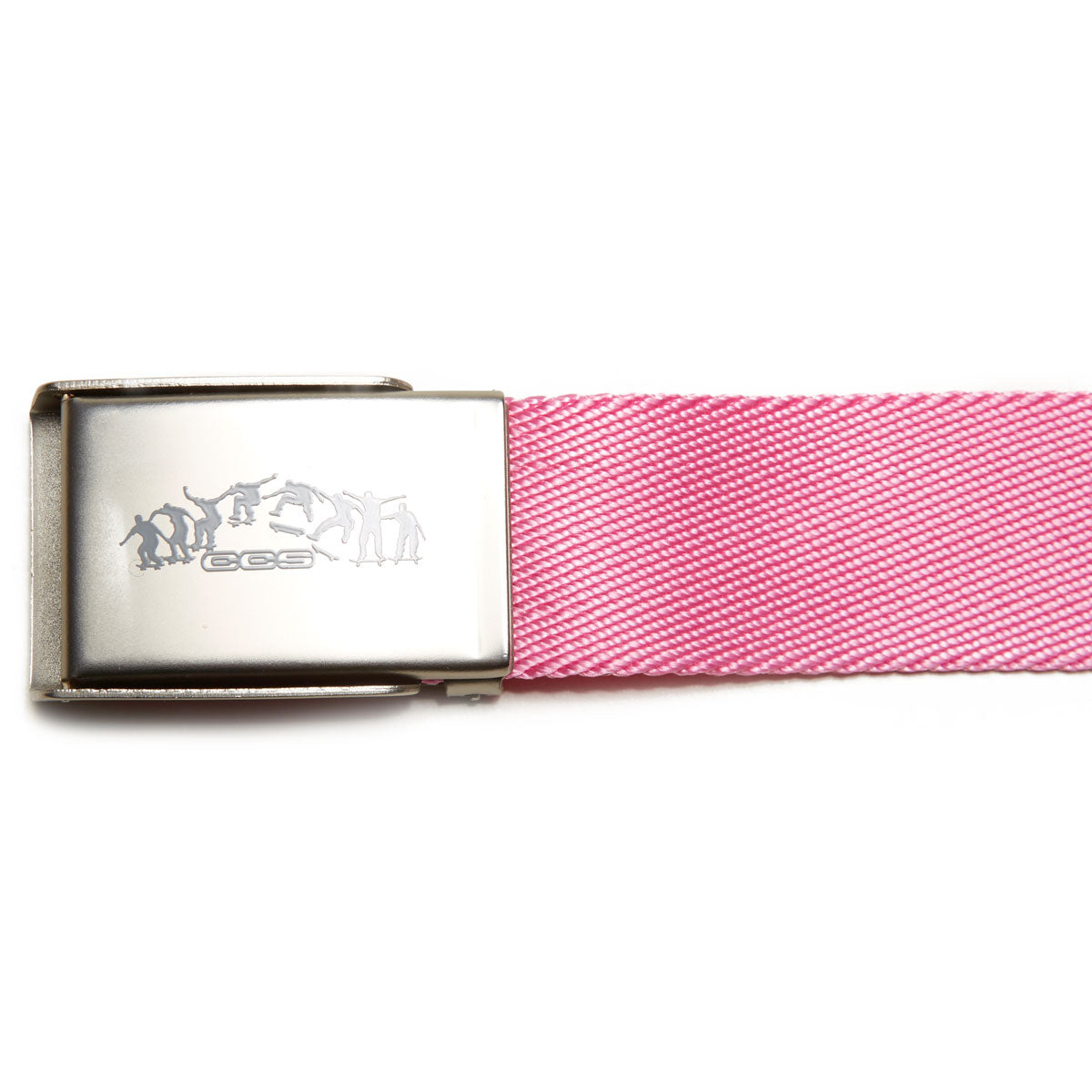 CCS Silver Kickflip Buckle Belt - Pink