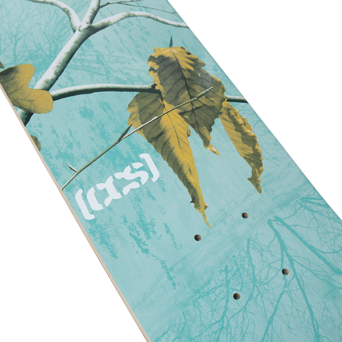 CCS x Realtree Logo Mini Skateboard Deck - Sea Glass