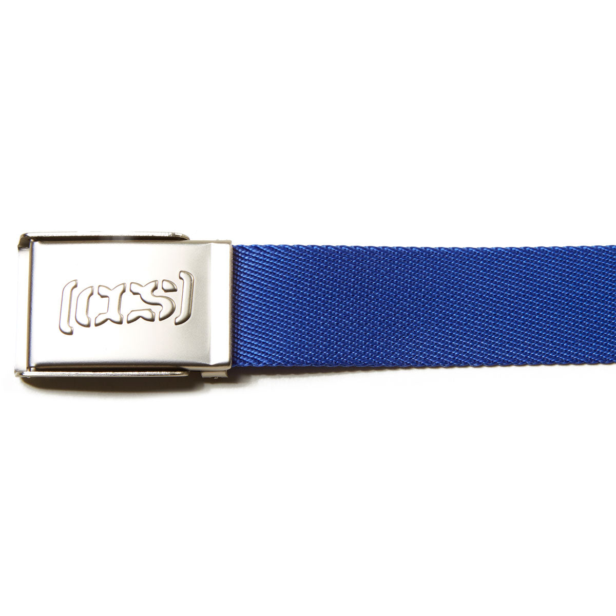 CCS Silver Logo Buckle Belt - Royal Blue