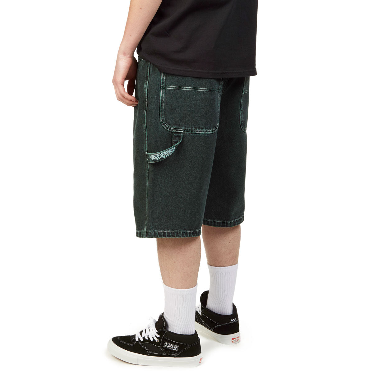 CCS Hammer Loop Jean Shorts - Acid Green