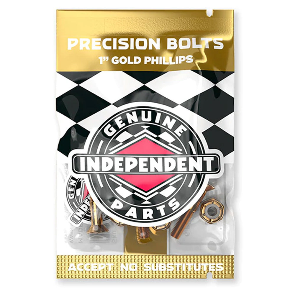 Independent Genuine Parts Phillips Hardware - Black/Gold - 1" – CCS